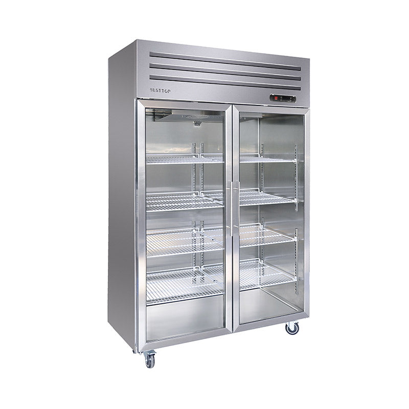 Glass Door Upright Fridge – Austune
