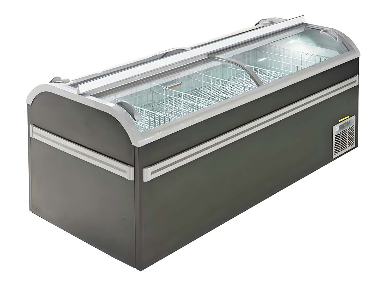 CJC21AS Bilateral Glass Top Chest Freezer Plug In 2105mm – Austune